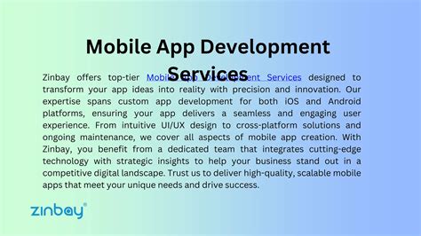 Mobile App Development Servicespptxpptx