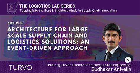 architecture for large scale supply chain and logistics solutions