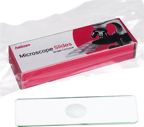 Amscope Microscope Slides Single Depression Concave Pack Of 6 Bigamart