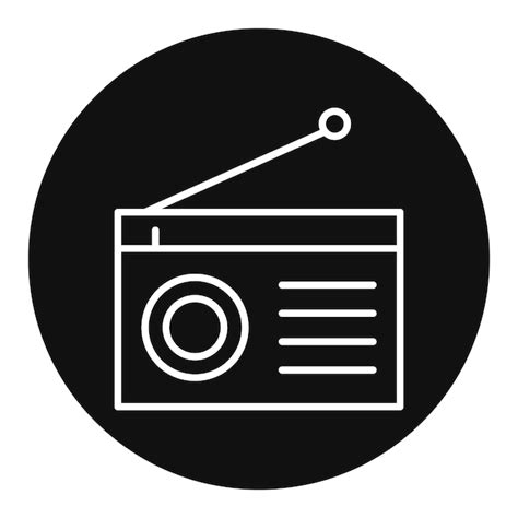 Premium Vector Radio Vector Illustration