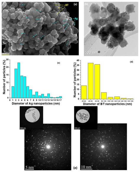 microstructural characterization of 2 ag 98 bt hybrid powders a sem