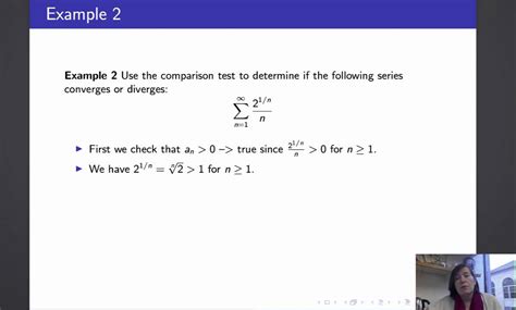 Direct Comparison Test Calculus 2 Youtube