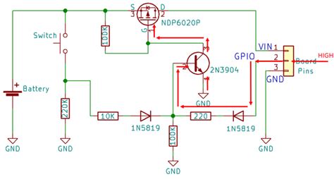 Latching Power Switch Circuit Auto Power Off Circuit Random Nerd Tutorials