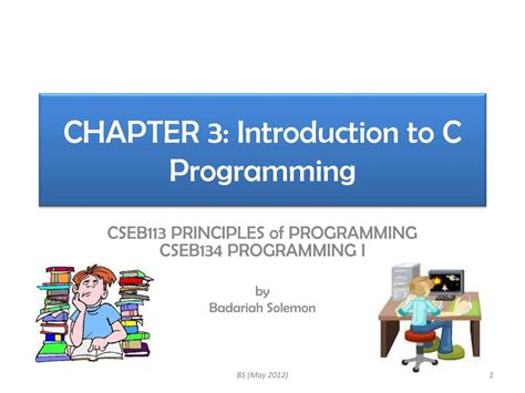 PPT CHAPTER Introduction To C Programming PowerPoint Presentation ID