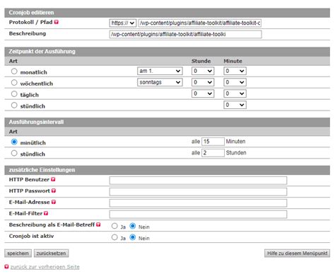 How To Setup The Cronjob For Updates Affiliate Toolkit Com