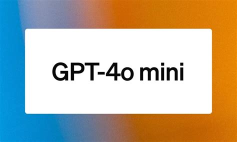 OpenAI Launches GPT O Mini Model Faster And Cheaper Than GPT Turbo Beebom