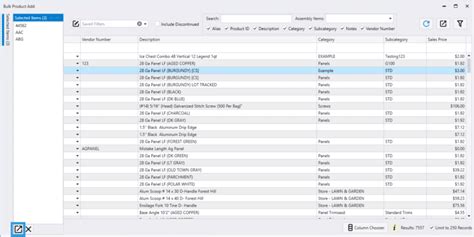 Bulk Product Add Paradigm Erp By Paragon Documentation