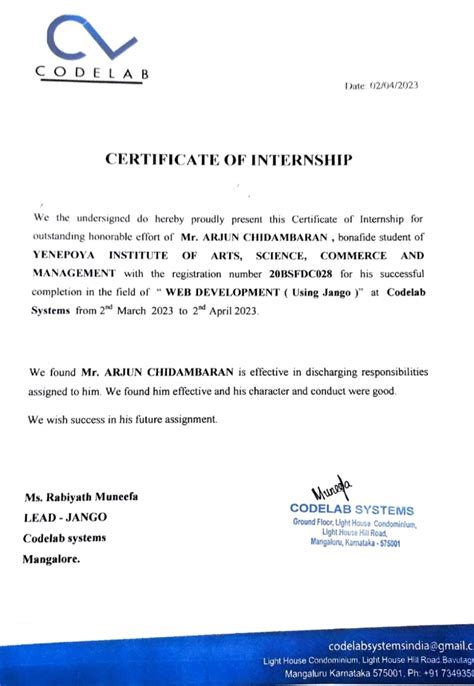 Webdevelopment Django Arjun Chidambaran