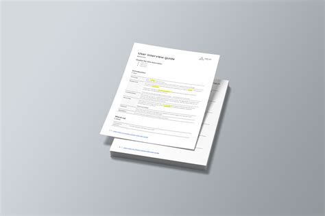 free user interview guide template the ux philosophy