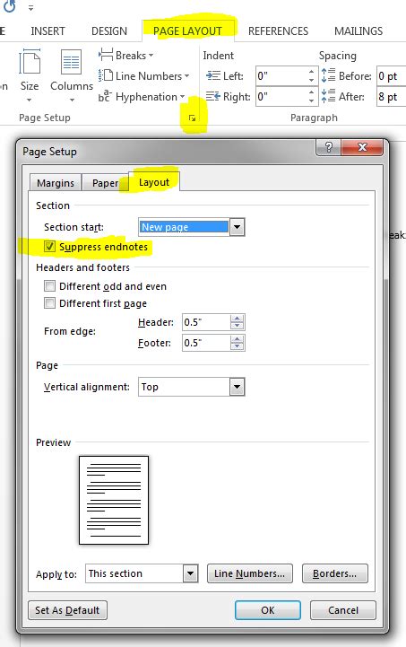 How To Add A Section After The Endnotes In Word Jera Publishing