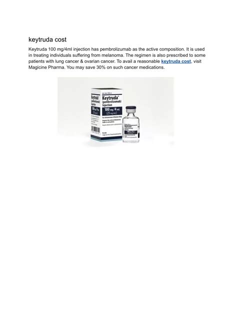 Ppt Keytruda Cost Powerpoint Presentation Free Download Id11575744