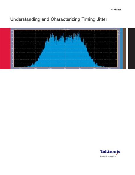 pdf understanding and characterizing timing jitter · pdf filea guide