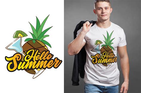 Hello Summer Sublimation--t-shirt-design Graphic by ismaelhossain · Creative Fabrica