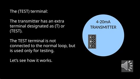 Understanding The Instrument Transmitter Test Connection Pptx