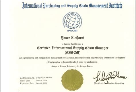 Ipscmi Supplychainmanagement Certification Professionaldevelopment