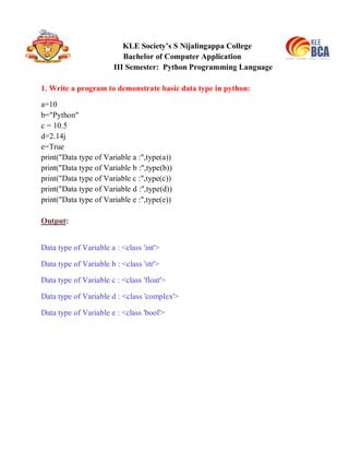 Python Lab Manual Final Pdf