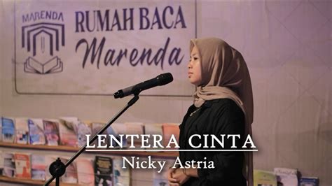 LENTERA CINTA Nicky Astria LIVE COVER MALSHELA IKI YouTube