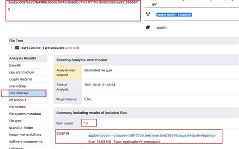 Cwe Checker Cve Checker Rest Api No Data Issue Fkie Cad FACT Core GitHub