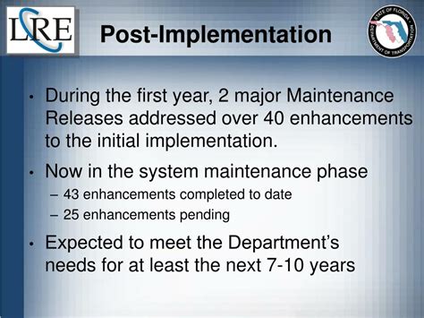 Ppt Overview Of Fdots Long Range Estimating System Powerpoint Presentation Id906528