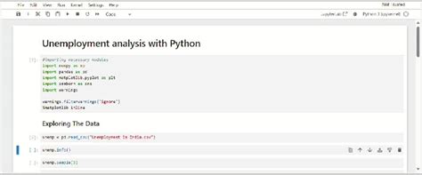 Completed Task 2 Unemployment Analysis With Python Amanjeet Singh