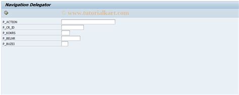 fcom nav delegator sap tcode navigation delegator