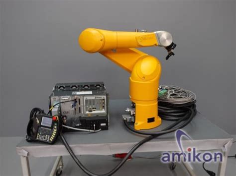 Stäubli Tx90 L Six Axis Robot With Stäubli Cs8c Controller And Sp1 Control Panel In Borken
