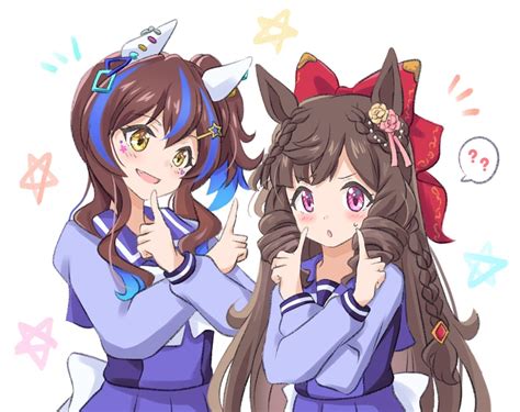 Daitaku Helios And Daiichi Ruby Umamusume Drawn By Kurumiyasanns