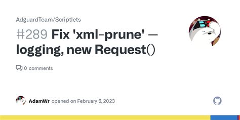 Fix Xml Prune — Logging New Request · Issue 289 · Adguardteam