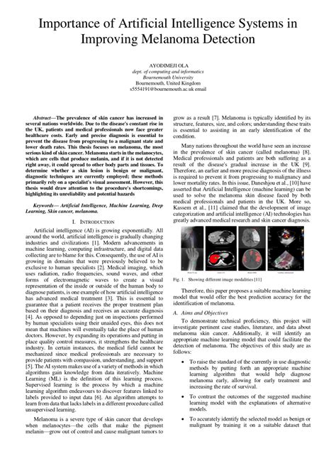 Pdf Importance Of Artificial Intelligence Systems In Improving