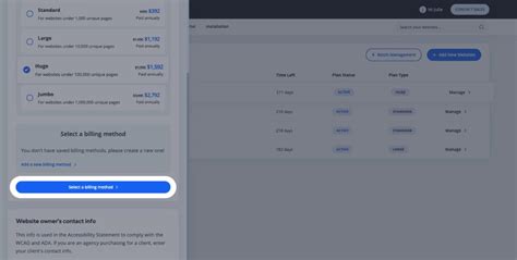 How Can I Addupdate A Billing Method For Active Accesswidget Licenses