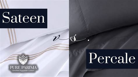 Sateen vs. Percale Sheets - What's the Difference? | PURE PARIMA - YouTube