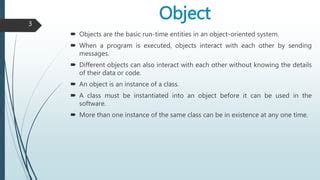 Object oriented programming concept | PPTX