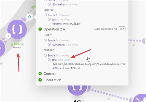 mapping the output of getfile to a different object structure while keeping data as