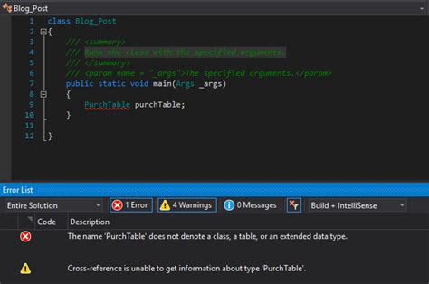 Inside Microsoft Dynamics Ax Ax7 D365 Model Cross Reference Error