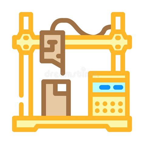 Prototyping Manufacturing Engineer Color Icon Vector Illustration Stock