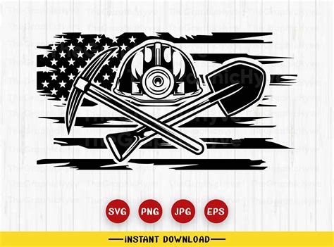 Us Mining Svg Us Miner Svg Coal Miner Svg Miner Svg Coal