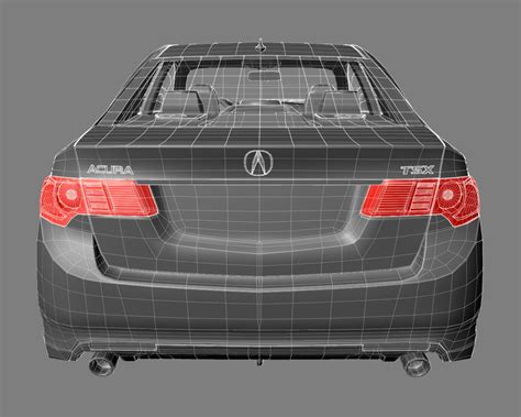 Acura Tsx Sedan 2014 3d Model 79 3ds Fbx Max Ma Obj Free3d