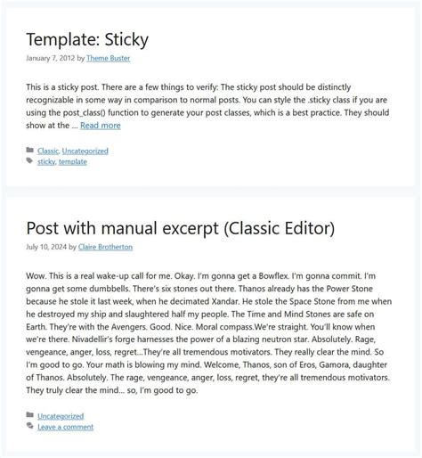 how to create wordpress excerpts and include links in them