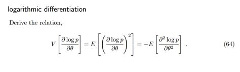 Solved Logarithmic Differentiation Derive The Relation Chegg Com