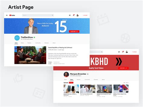YouTube Redesign On Behance