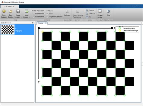 Matlab Camera Calibration Getting Peripheral Corners Stack Overflow