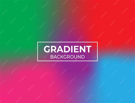 Premium Vector Blurred Gradient Abstract Background With Vivid Primary Colors