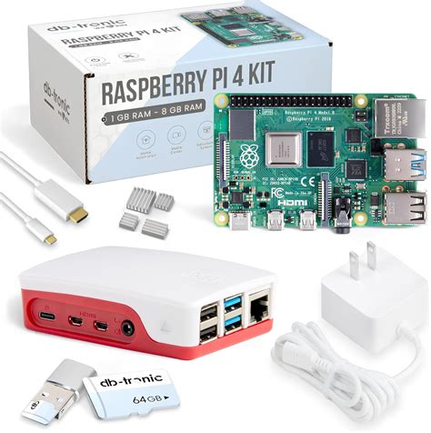 Db Tronic Raspberry Pi 4 2gb Starter Kit 64gb Edition India Ubuy