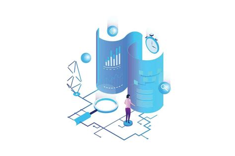 Data Analysis Isometric 32470974 Vector Art At Vecteezy