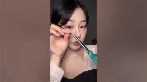 머리 묶었을때 100배 더 예뻐지는 애교머리 자르는법 Shorts Youtube