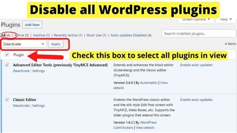 The Best Easiest Ways To Disable WordPress Plugins