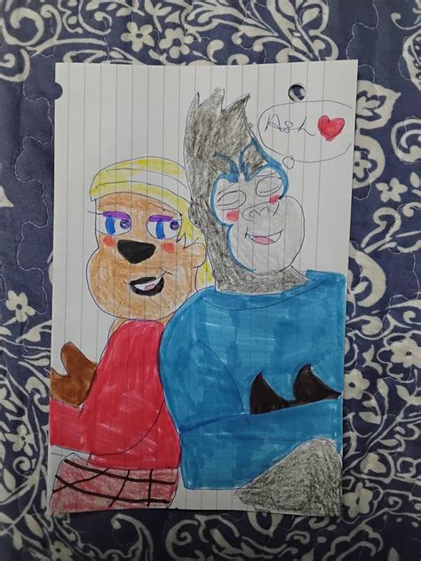 Sing More Johnny And Ash Romance By Webbyjune On Deviantart