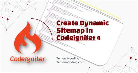 create dynamic sitemap in codeigniter 4 by mantan programmer