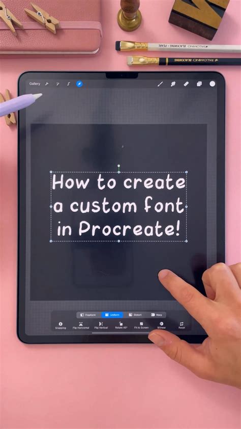 How To Create A Custom Font In Procreate Artofit