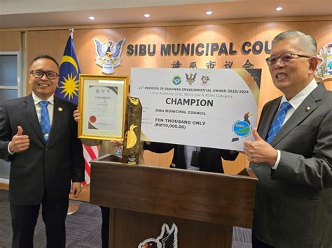 Anugerah Psea Pembakar Semangat Majlis Perbandaran Sibu Utusan Sarawak